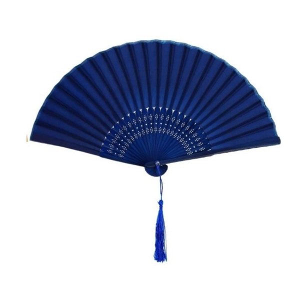 Party Supplies | Foldable Blue Fan | Poshmark